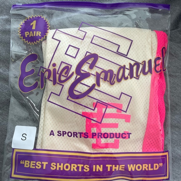 Eric Emanuel | Shorts | Eric Emanuel Beige And Pink Shorts Brand New 0 ...
